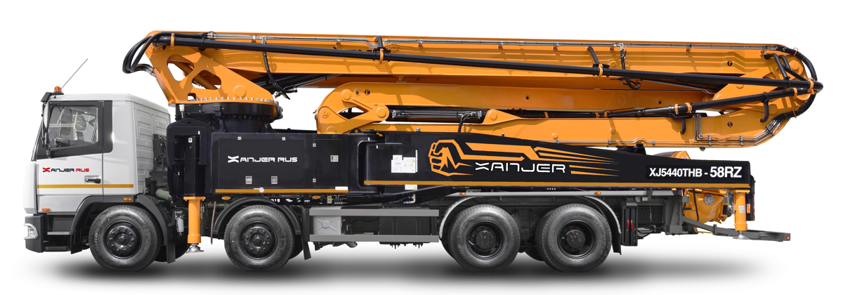 Автобетононасос XANJER 58-6RZ на шасси VOLAT 8x4 - купить в Москве